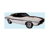 DMPS-5931 1970-1974 Plymouth Cuda Rear Window Louvers - dantesparts.com